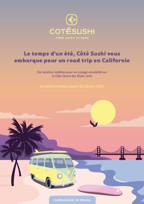 Côté Sushi Lance Sa Collection Californie Resto Today