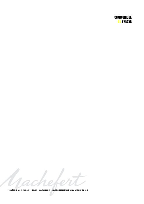 Kevin Machefert nommé CEO du Groupe Machefert | RESTO-Today