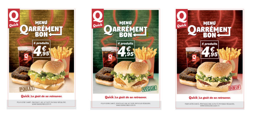 Le menu Qarrément Bon est de retour chez Quick | RESTO-Today