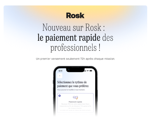 Rosk lance le paiement automatique sous 72h | RESTO-Today